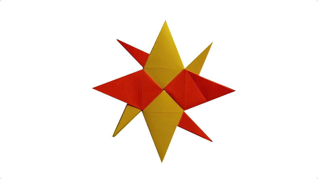 宝宝学折纸:教你做折纸八角星,小学生很喜欢的益智折纸大全