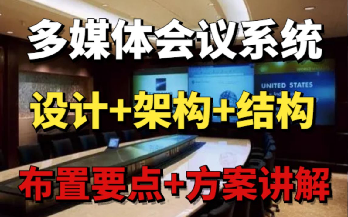 多媒体会议系统2--弱电智能化设计