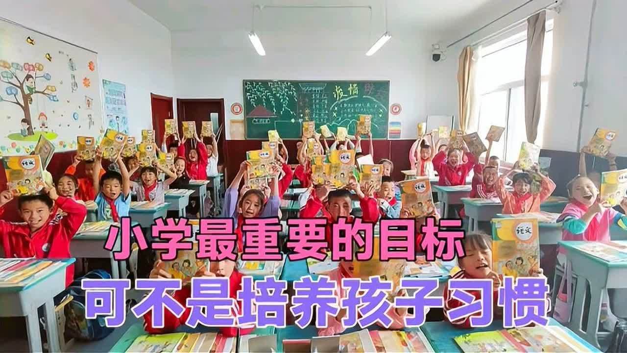 小学,不要为培养孩子的学习习惯,而损害了孩子最重要的成长目标