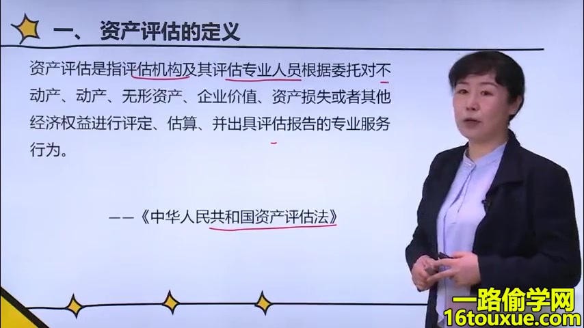 自学考试 资产评估00158视频自考课程 资产评估00158中国自考会计...