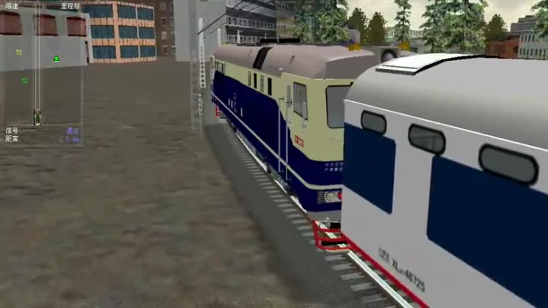 模拟火车出轨事故20