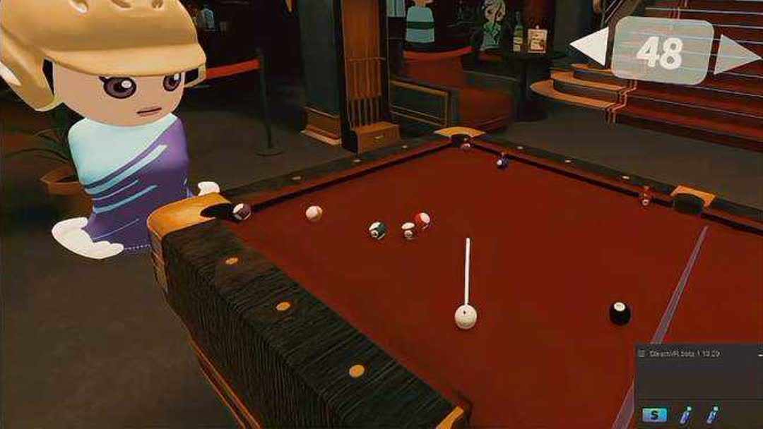 NOLO X1 VR一体机上玩《多合一运动》最强台球体验VR游戏