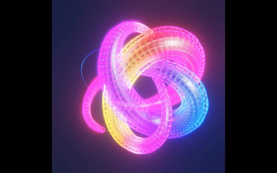 iBlender中文版插件 结理论” - 使用 Blender 制作 NFT - 几何节点 教程...