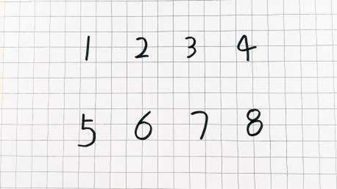 用数字1到8画各种蔬菜水果,猜猜我画的是什么?