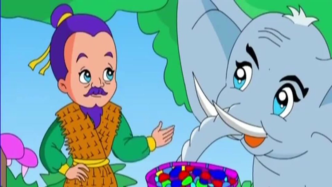 幼儿经典童话故事大全视频《没牙的大象》《首款》
