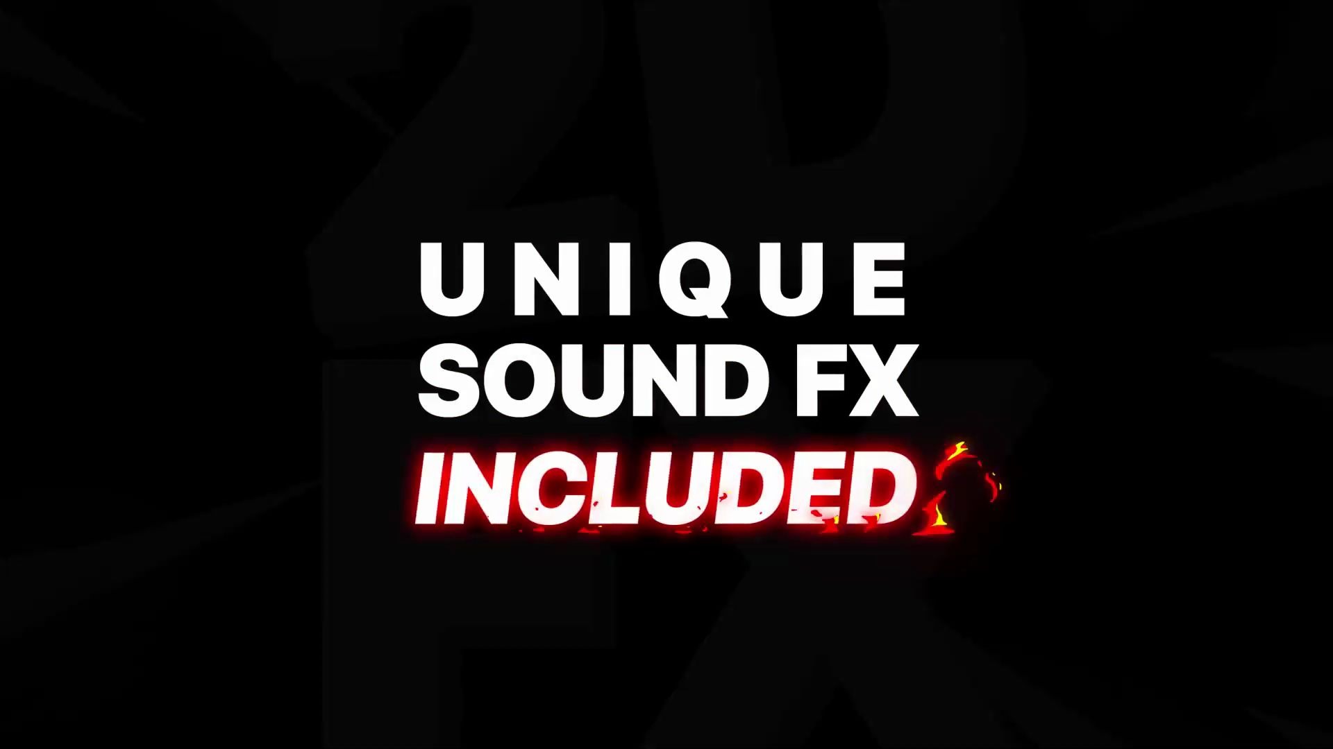 FCPX插件-火焰元素动画和标题