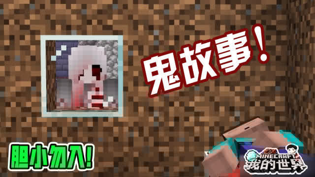 我的世界:阿呆遇到神秘人物!吓一大跳!