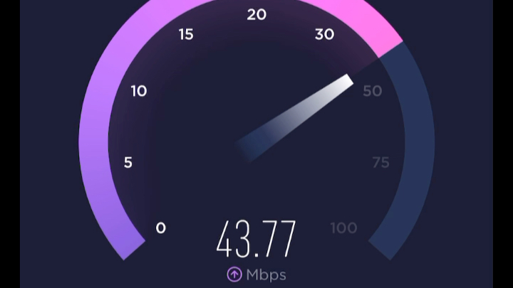 华为移动路由使用半年后的测速