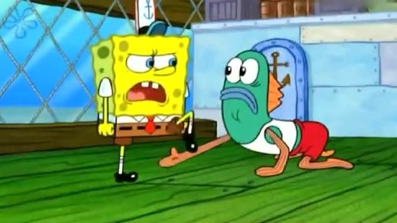 海绵宝宝这是什么情况,派大星的胳膊怎么在这