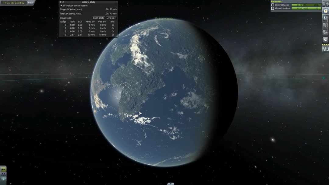 【K君】坎巴拉太空计划 1.1.3 新手教程03 (交汇再入大气)