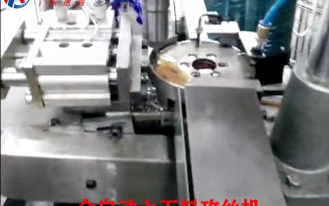 深圳瑞德鑫圆柱端子振动盘全自动攻丝机