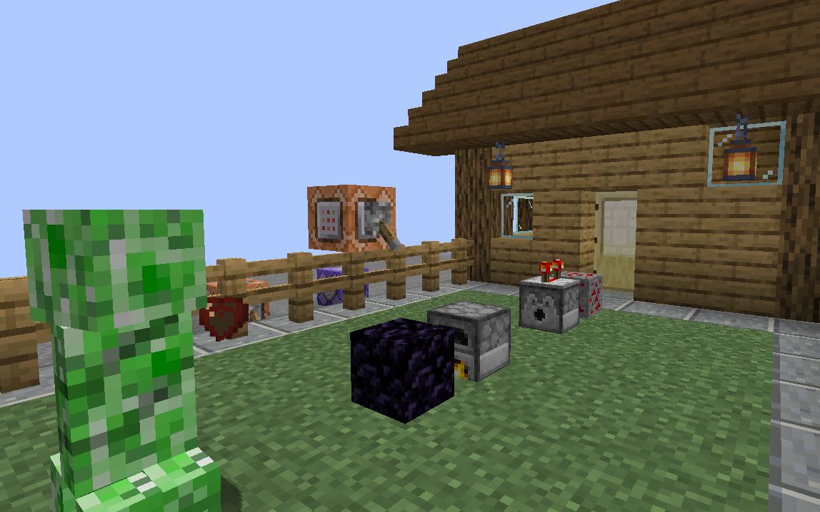 【纯指令在mc玩pvz】creeper? aw men