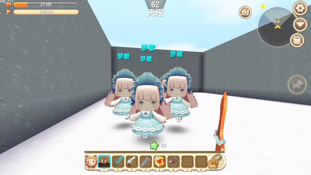 迷你世界:大战999个梦歌,原来她和天使是敌人,因为嫉妒