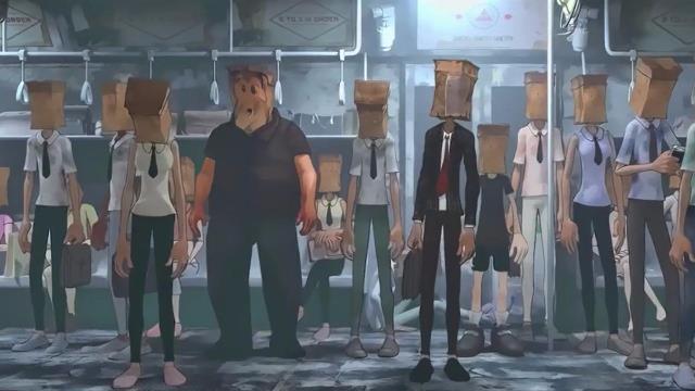 人类的姓名被编号取代,终日戴着纸袋子生活,纸袋越厚身份越高贵