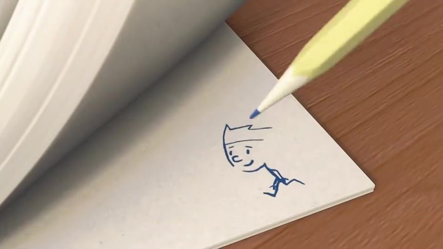 动画片制作原理很简单,我们来看吉姆,是如何制作手绘动画片!