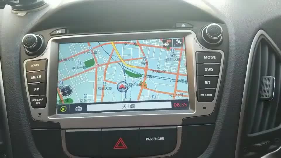 现代ix35车4S点装的导航很一般啊!【来自懂车帝车友圈】