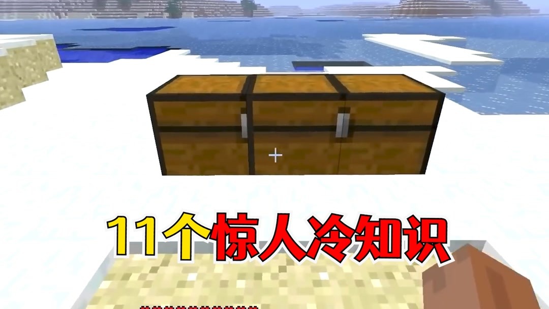 我的世界:11个惊人冷知识,有超级储存的三重箱子!