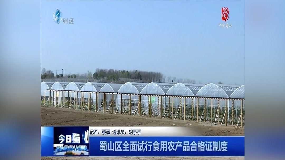 蜀山区全面试行食用农产品合格证制度