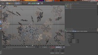 C4d教程-3D雪花下落动画制作教程_1