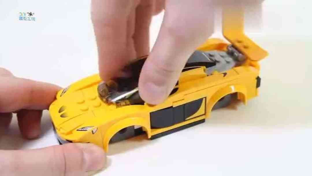 乐高模型:超级赛车系列75909迈凯伦P1快速组装展示