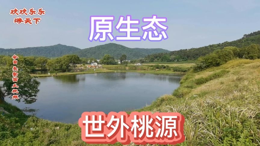 江苏无锡滨湖区山村世外桃源,人烟稀少与众不同,户外露营好地方