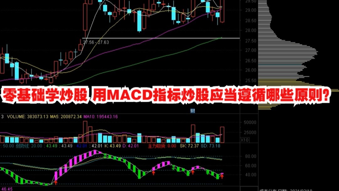 零基础学炒股 用MACD指标炒股应当遵循哪些原则?