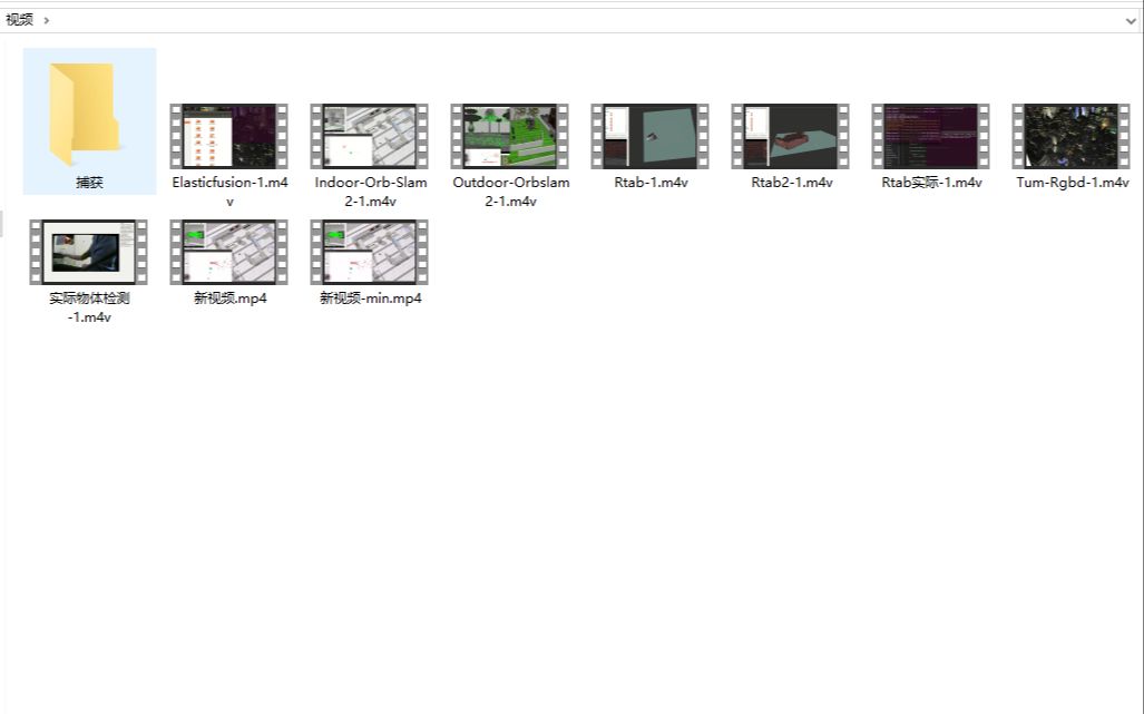 三维重建视频集锦-视觉SLAM