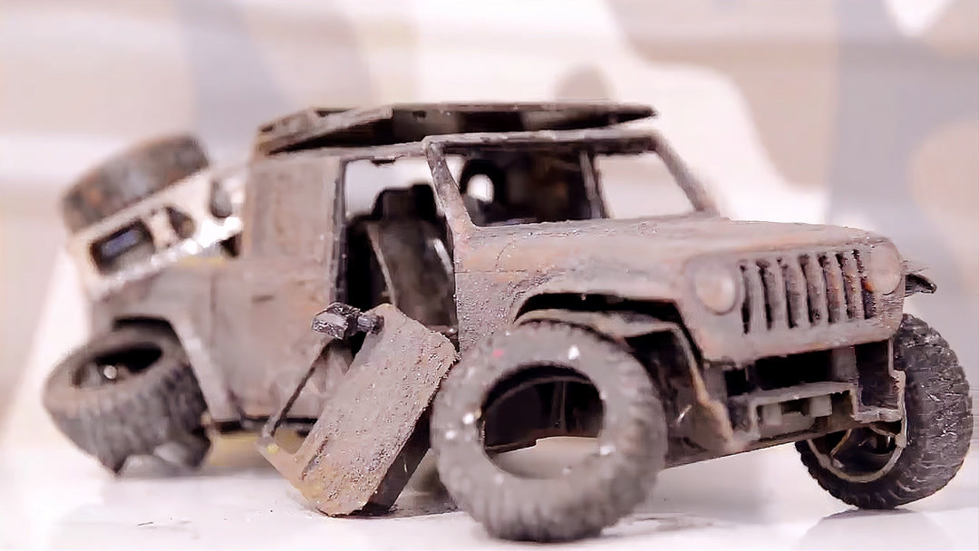 路边捡的破烂吉普车玩具能不能修旧如新?这可相当考验动手能力啊