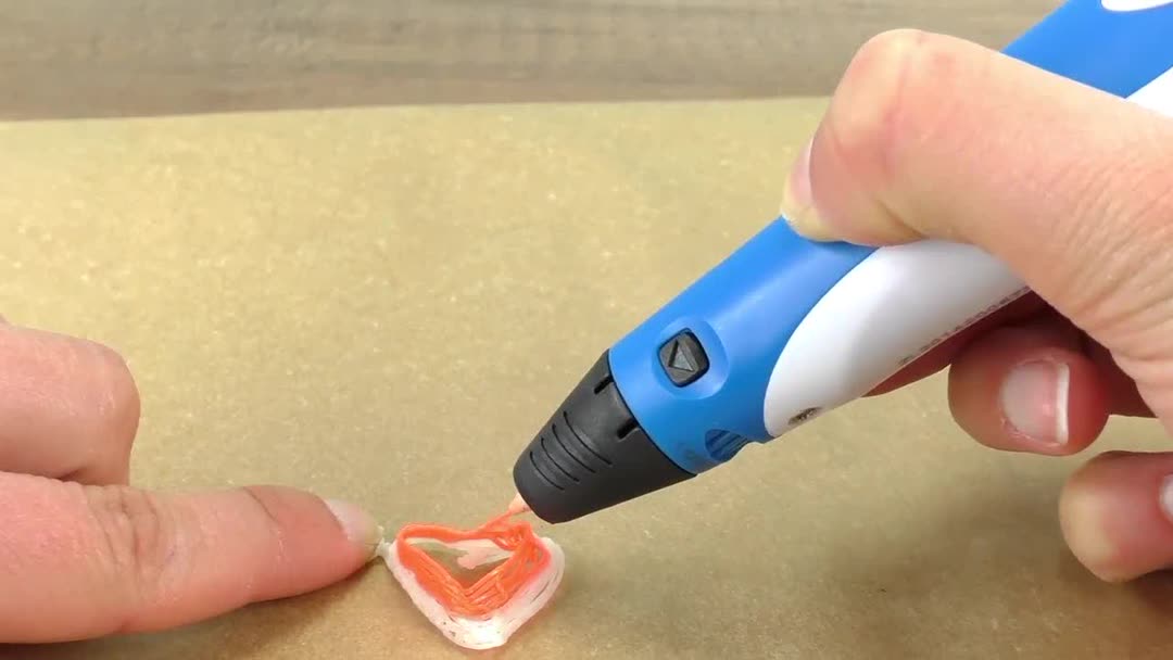3D立体打印笔爱心模型文具