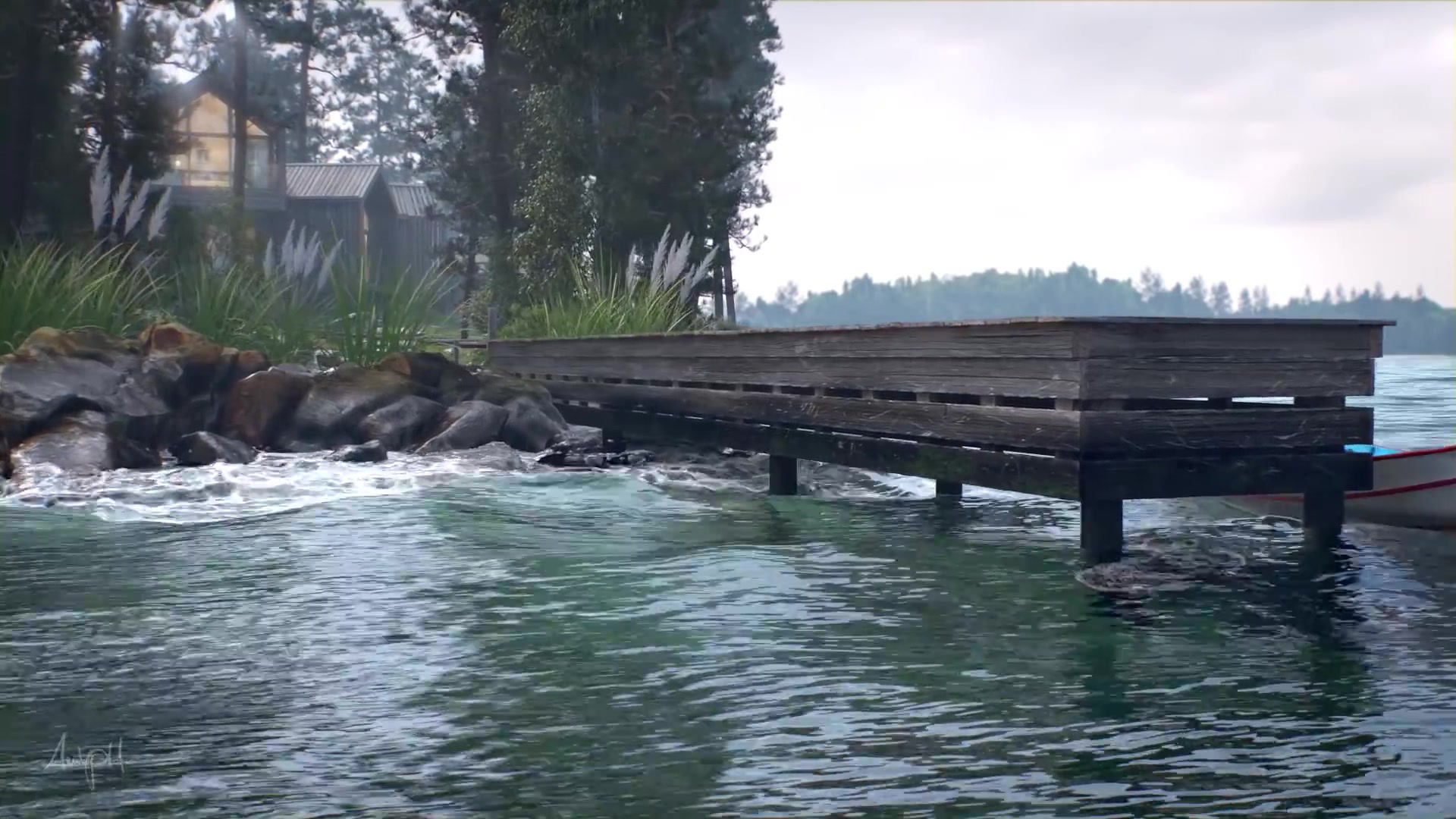 【渲染】超真实别墅渲染效果