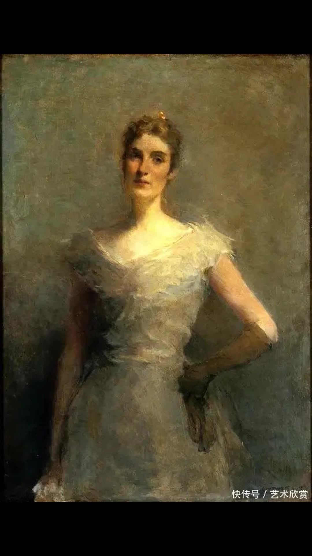 美国印象派"十人帮"成员之一︱托马斯·德温绘画作品