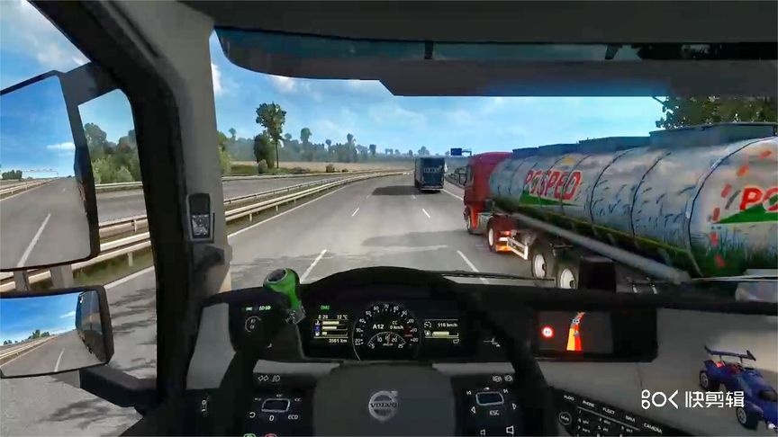 欧洲卡车模拟2:买台双挂拖车哈哈