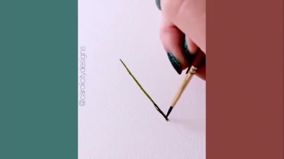 三十秒学会画圣诞树