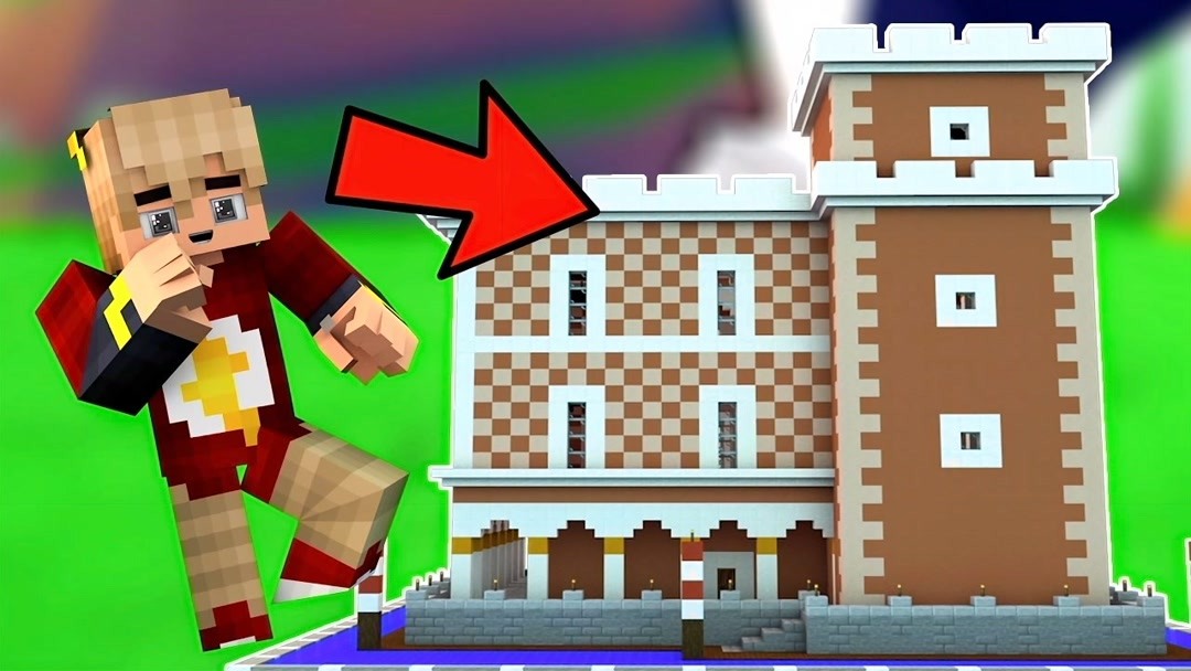 教你造水上独家城堡 上 我的世界新手建筑教学