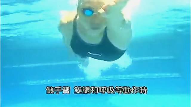 游泳教学:自由泳基础动作教学,比较简单,适合初学者!