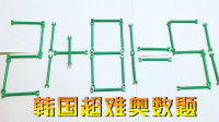 考验智商的韩国超难数学题!移动一根火柴棍,让21+81=51成立