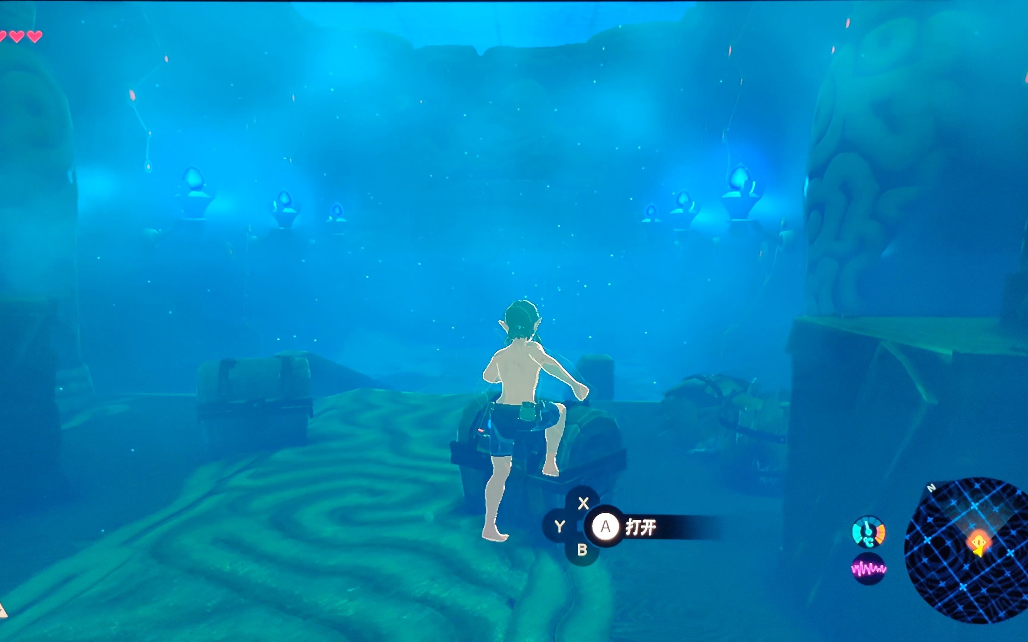 [4K摄像] 塞尔达传说:旷野之息 游戏序章 玩法与画质展示 Switch实机...