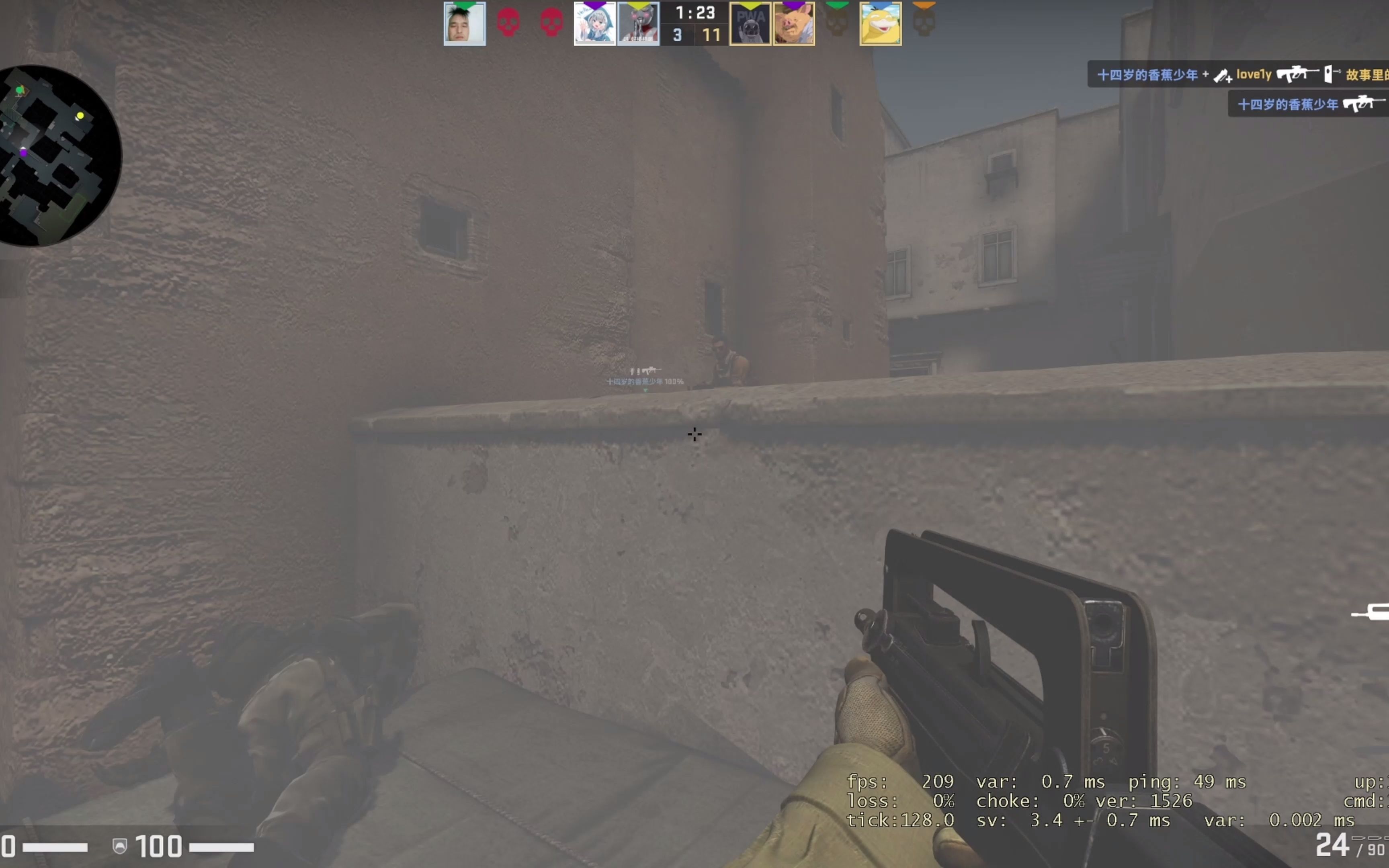 【csgo】国内外很火的剪辑重置版(踩点更准)