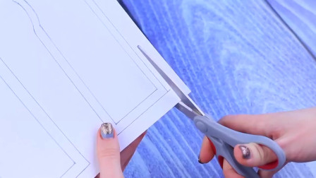 DIY手工:制作芭比娃娃衣服,太鲜艳了