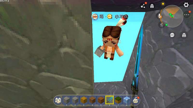 迷你世界:小伙伴制作的刷怪塔太厉害了 里面有源源不断的野人