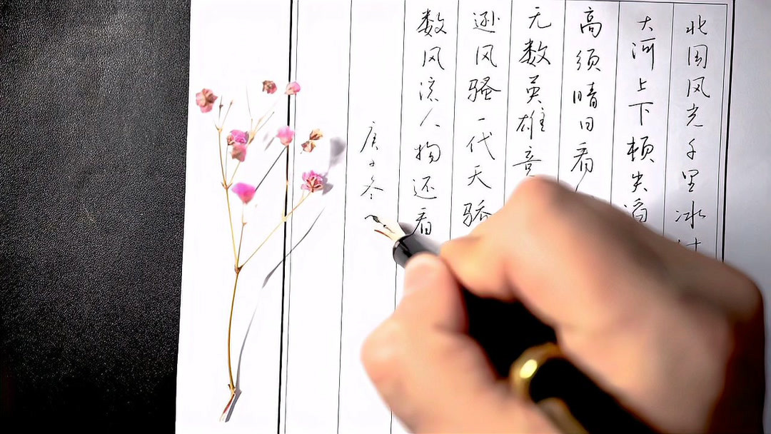 硬笔书法行书作品欣赏,这样写字很流畅,赶快学习