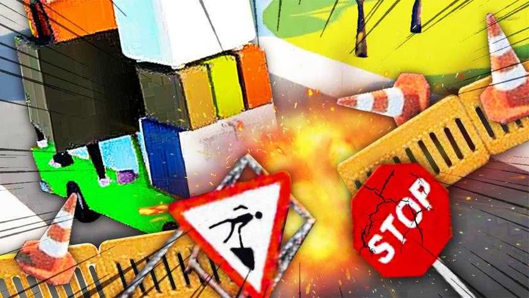 搬家模拟器 我在铁轨上吃烧烤结果被撞飞出地球 成哔哔解说