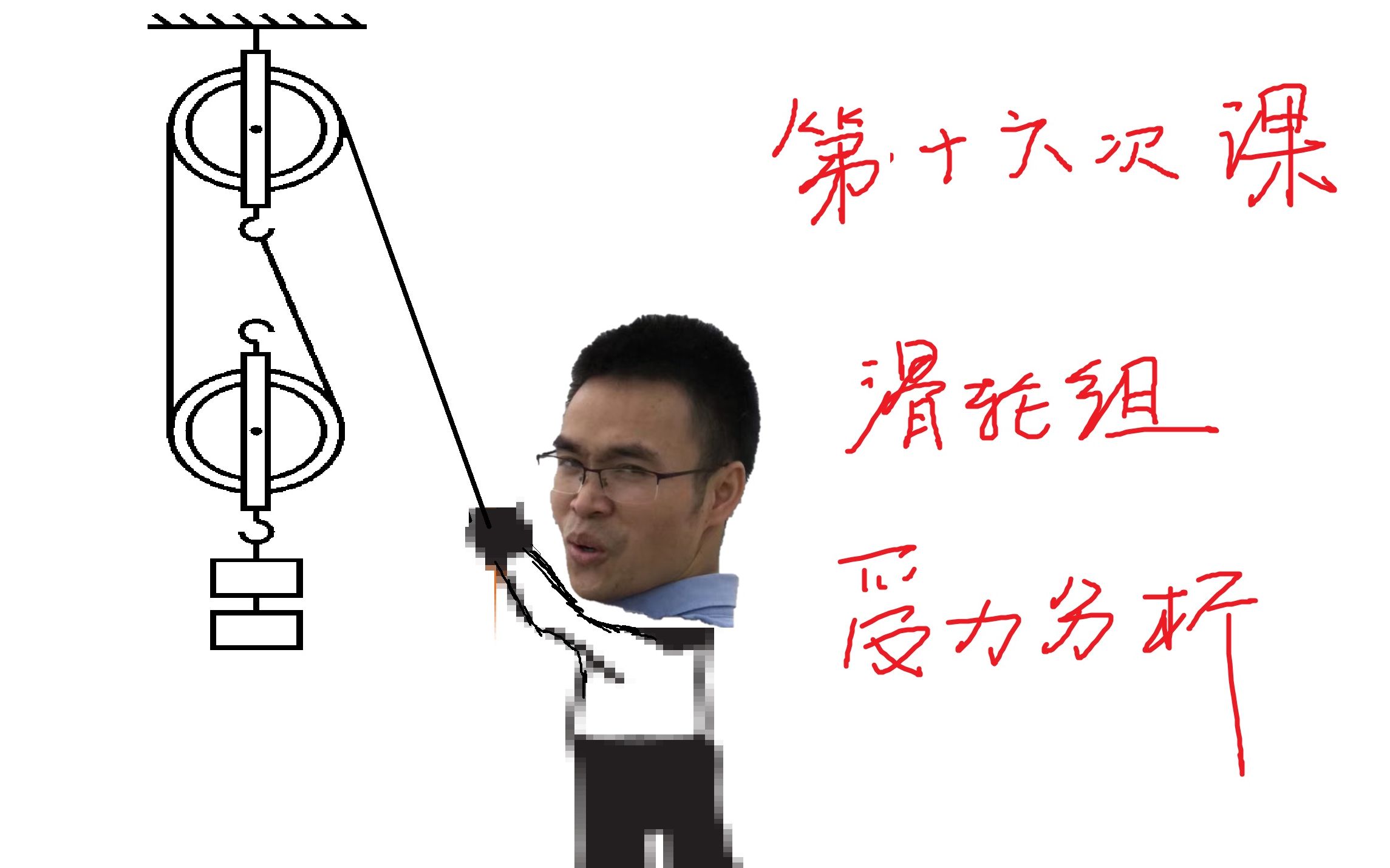 第十六次课 滑轮组的受力分析易错点再讲解&补充练习讲解