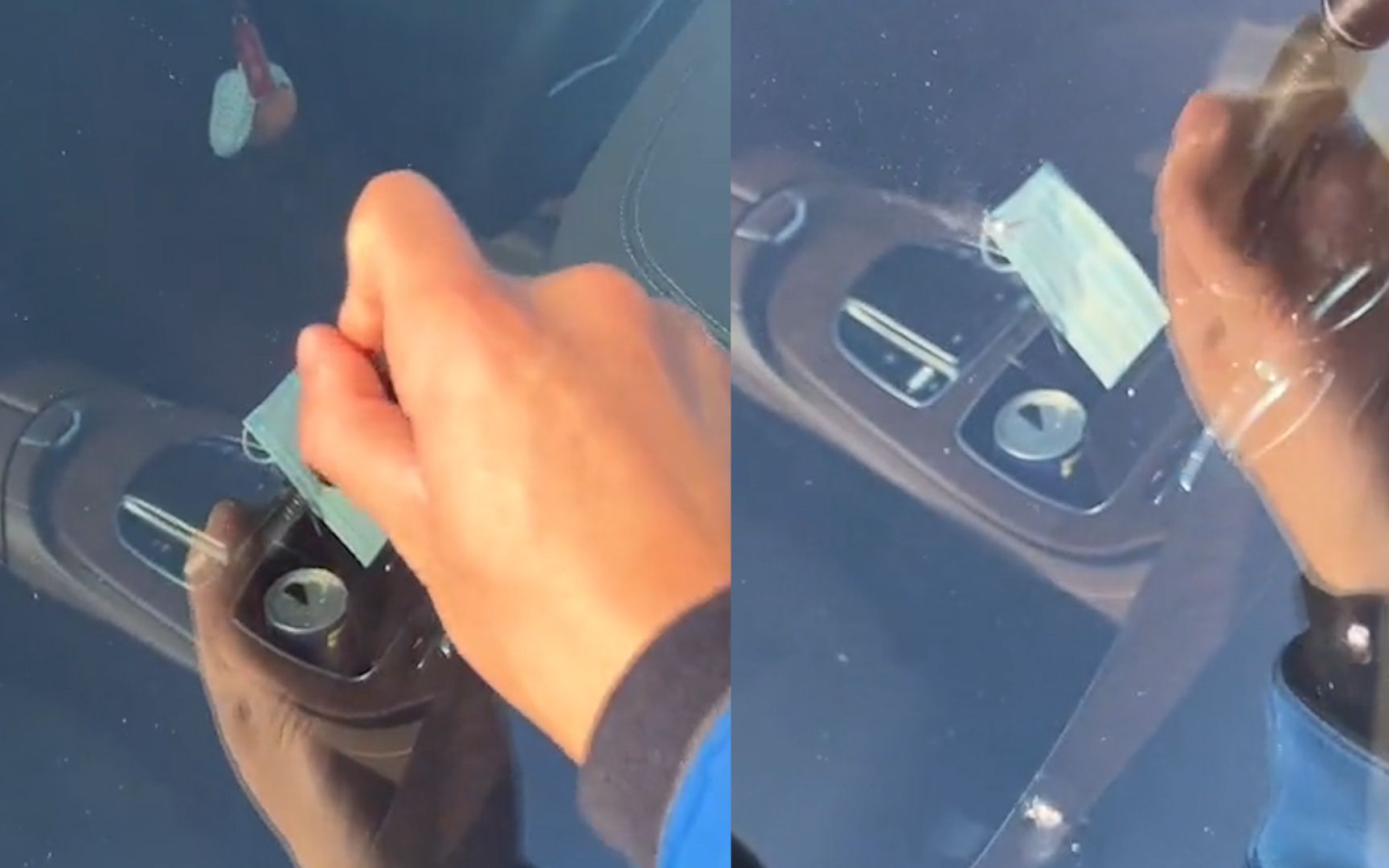 男子买破窗器后太好奇,在自己奔驰上测试,结果下一秒悲剧