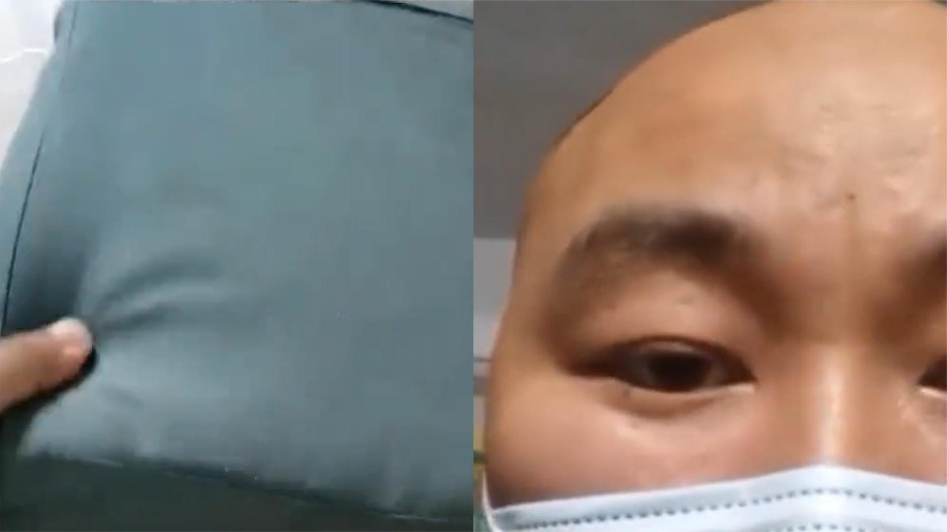 男子拼多多购买枕头,使用后头皮发痒长包,商家态度让人气愤