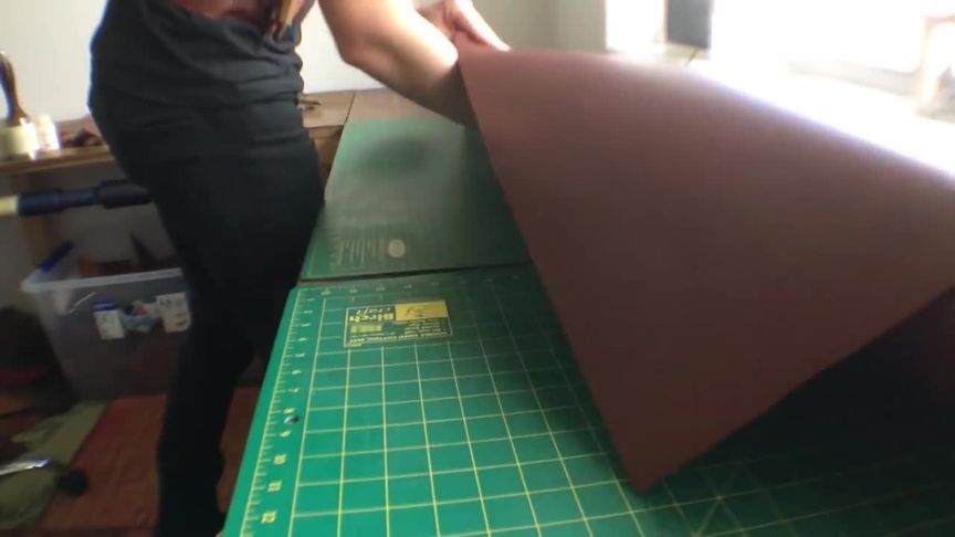 皮带手工制作全过程