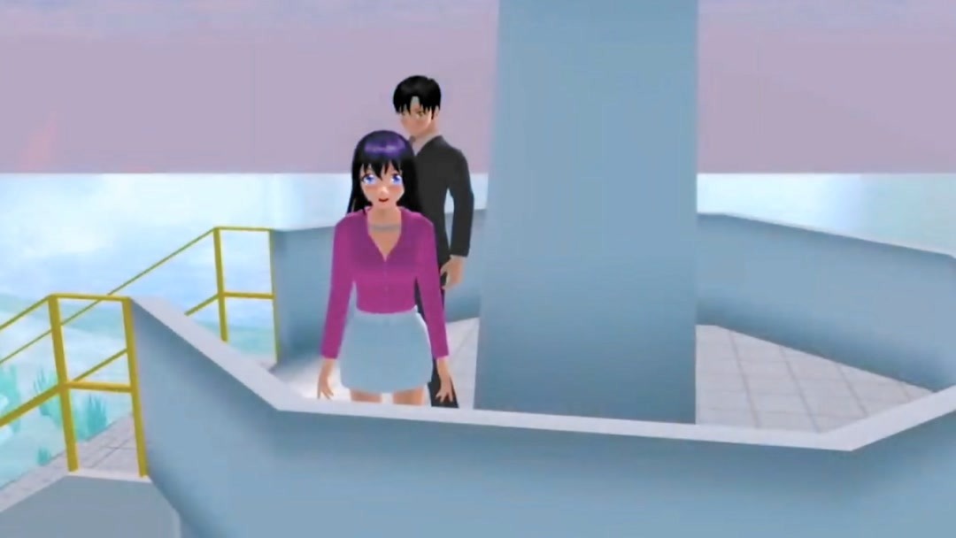 樱花校园模拟器:爸爸和新女友出去旅游,他忘了小花了吗?