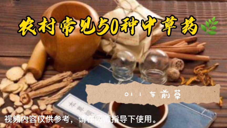 50种农村常见中草药@中草药