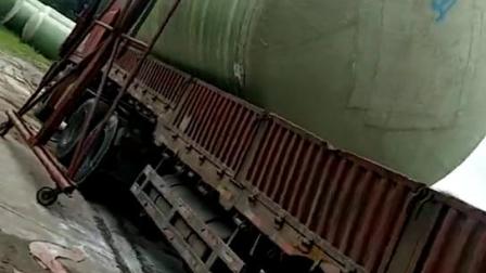 环保设备出货视频-化粪池-运输 泉州市 机制缠绕玻璃钢