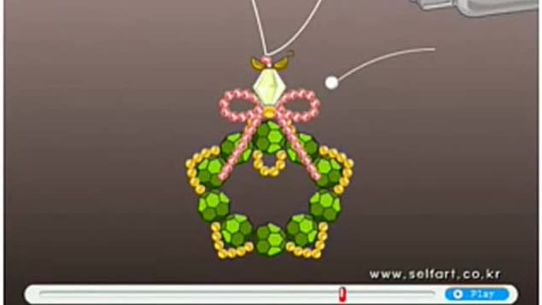 手工串珠苹果教程视频 手工串珠教程视频